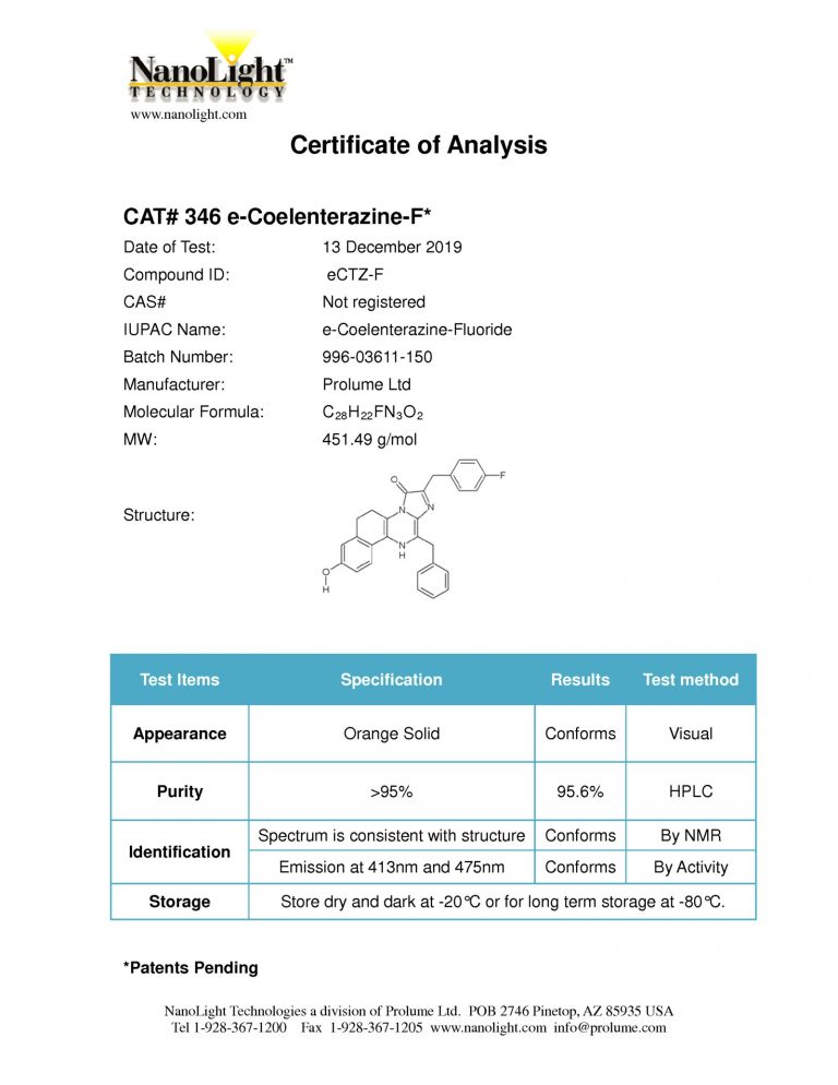e-Coelenterazine-F