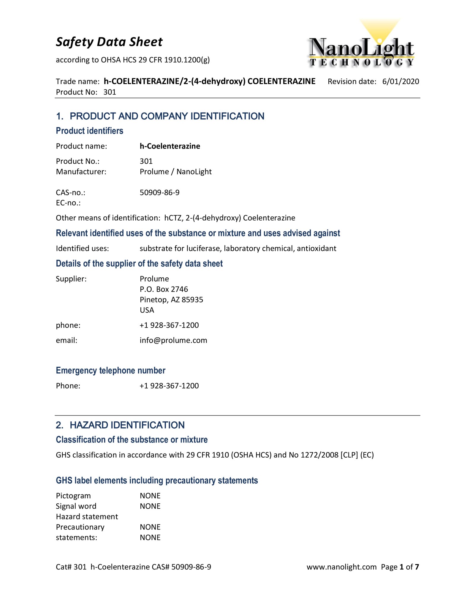 h-Coelenterazine-INJ