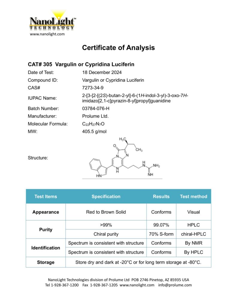 Cypridina Luciferin